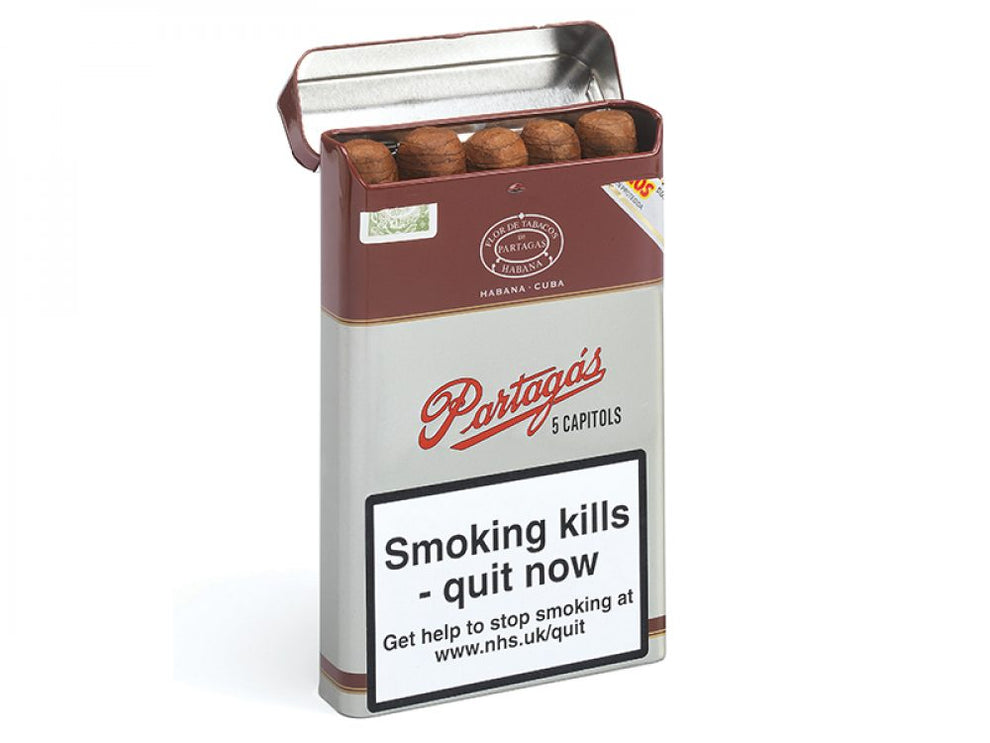 Partagas Capitols Cigar Retro Collection - Tin of 5 – The Cigar Shop